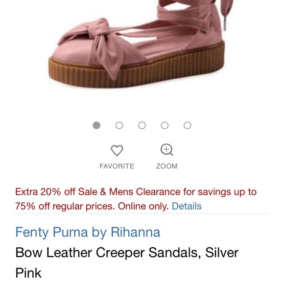 Puma | Shoes | Rihanna Fenty Pumas Pink With Bow | Poshmark